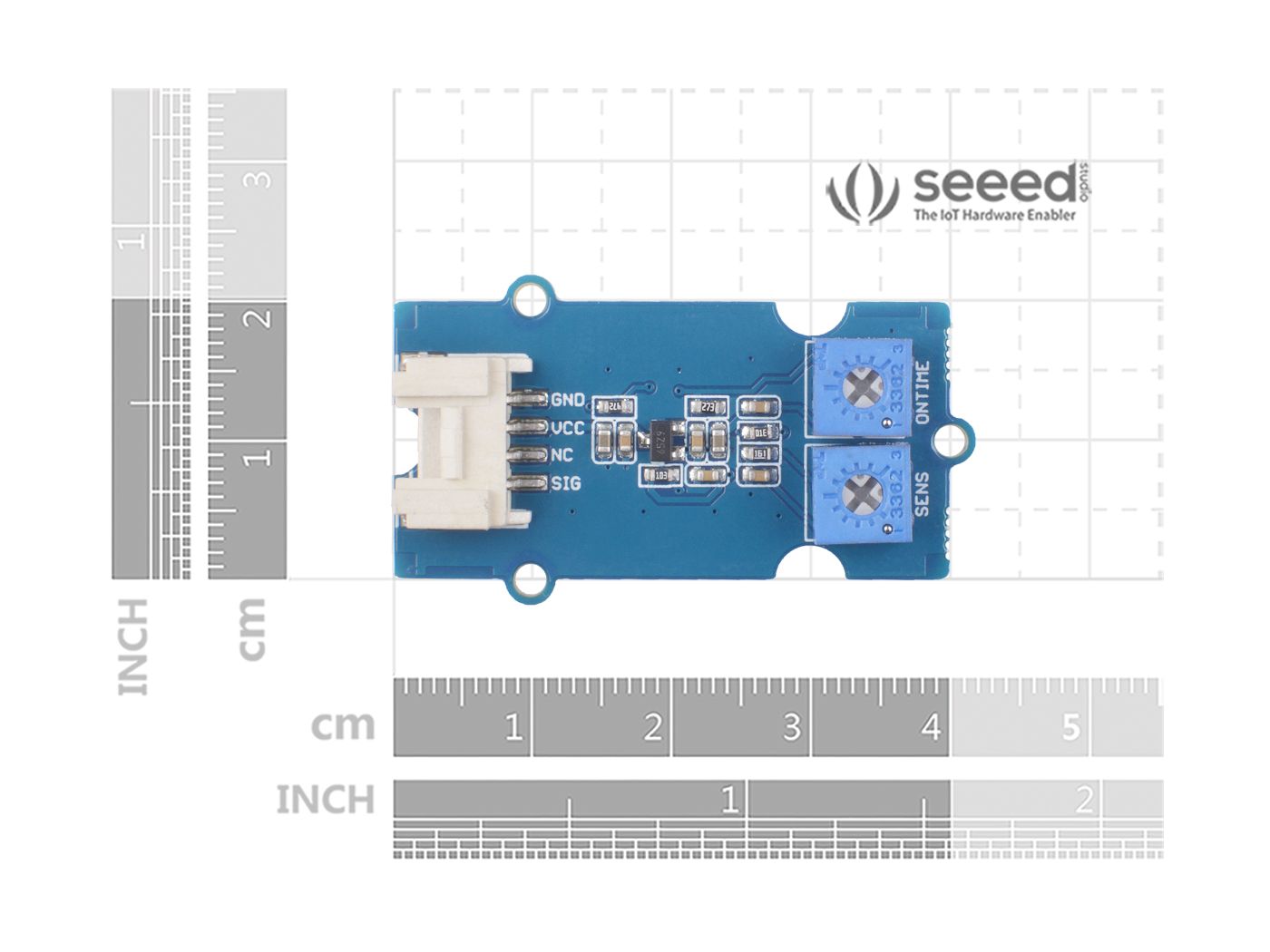 Grove - Adjustable PIR Motion Sensor + Free Cable (SeeedStudio) - Arduino, Raspberry Pi, NodeMCU ...