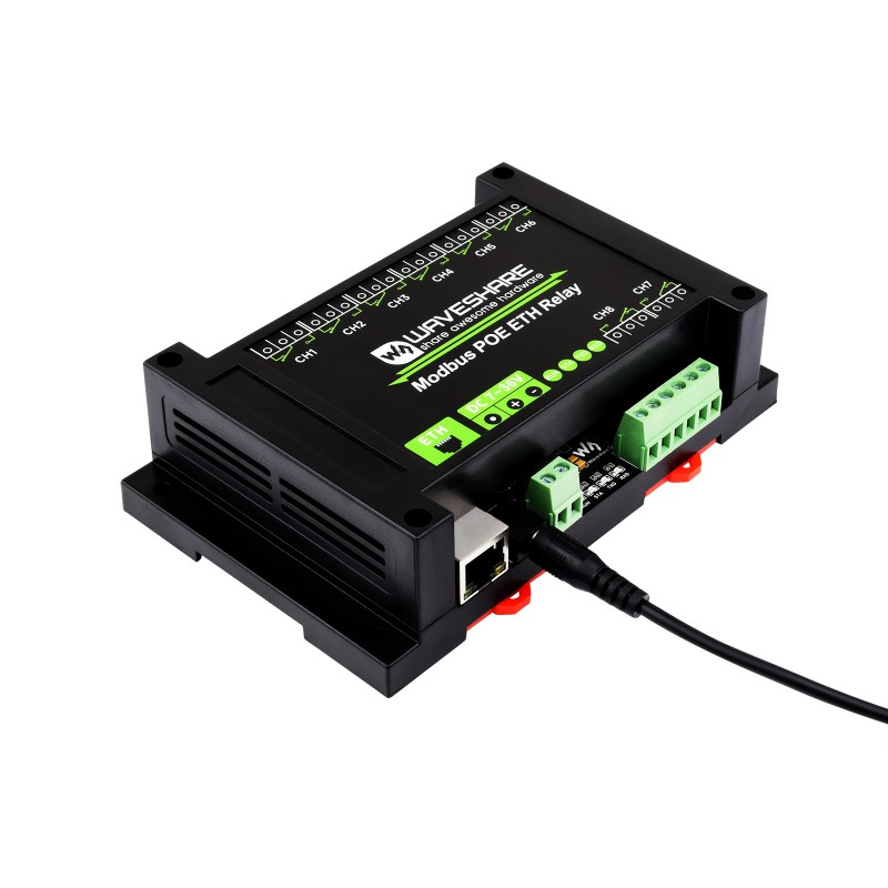 8 Ch Ethernet Relay Module Modbus Rtumodbus Tcp Protocol Poe Port Communication With Various 9719