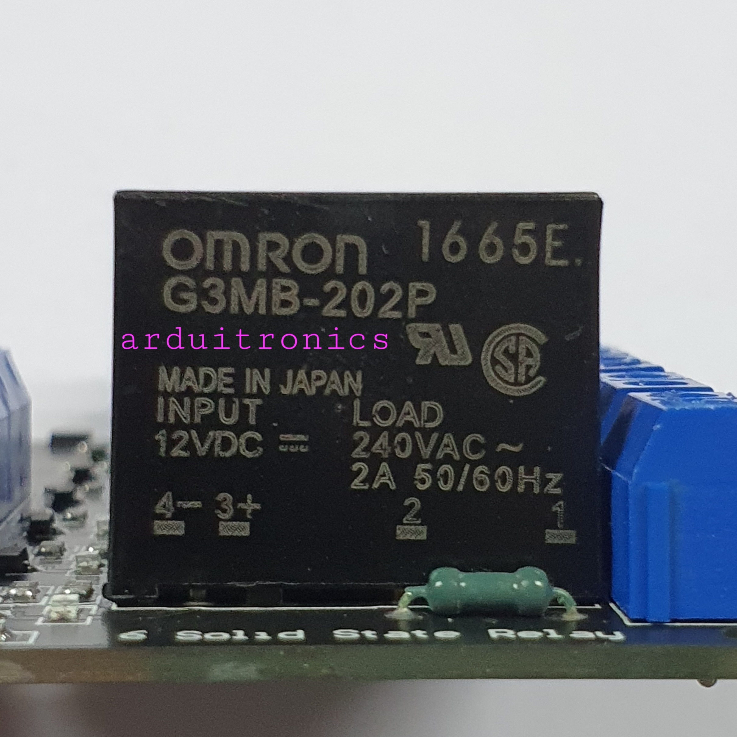 6 Channel 12V 2A Solid State Relay (SSR) High Level Trigger - Arduino, Raspberry Pi, NodeMCU ...