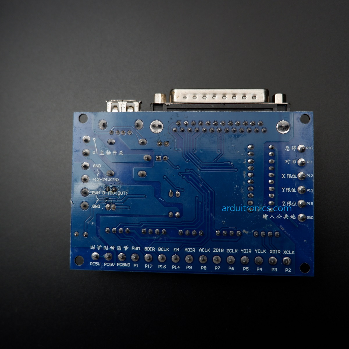 Mach3 Supported 5 Axis Engraving Machine Cnc Stepping Motor Driver Interface Adapter Breakout