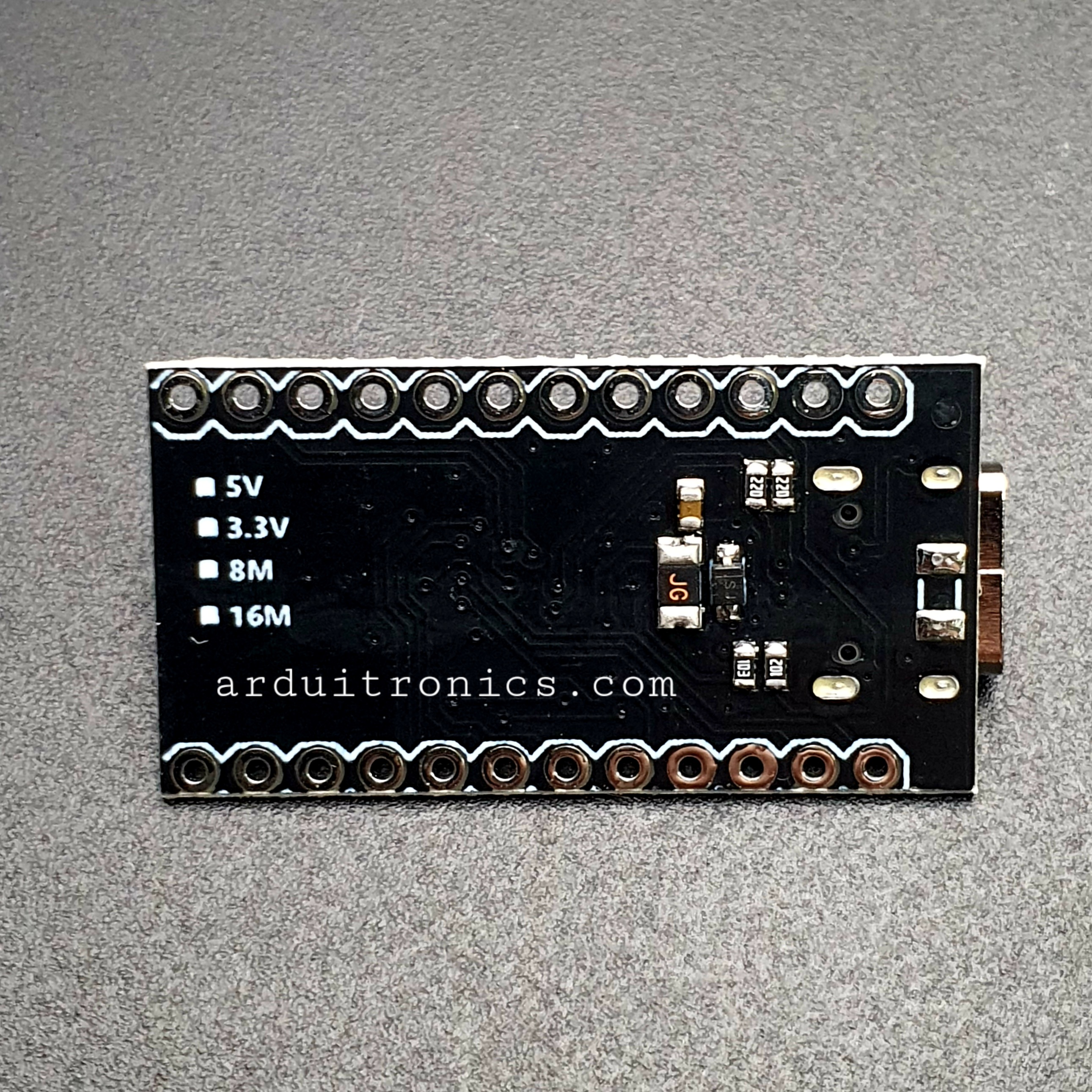 Arduino Pro Micro 5V/16MHz + Free Pin Header (Type-C USB) PCB สีดำ - Arduino, Raspberry Pi ...