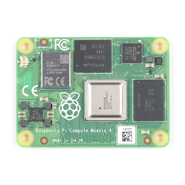 Raspberry Pi Compute Module 4 - 2GB RAM 32GB MMC and WiFi - CM4102032 ...