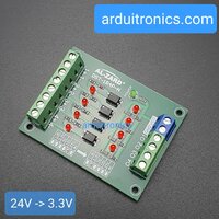 8 Channel Optocoupler Isolation Board Voltage Converter Adapter Module ...