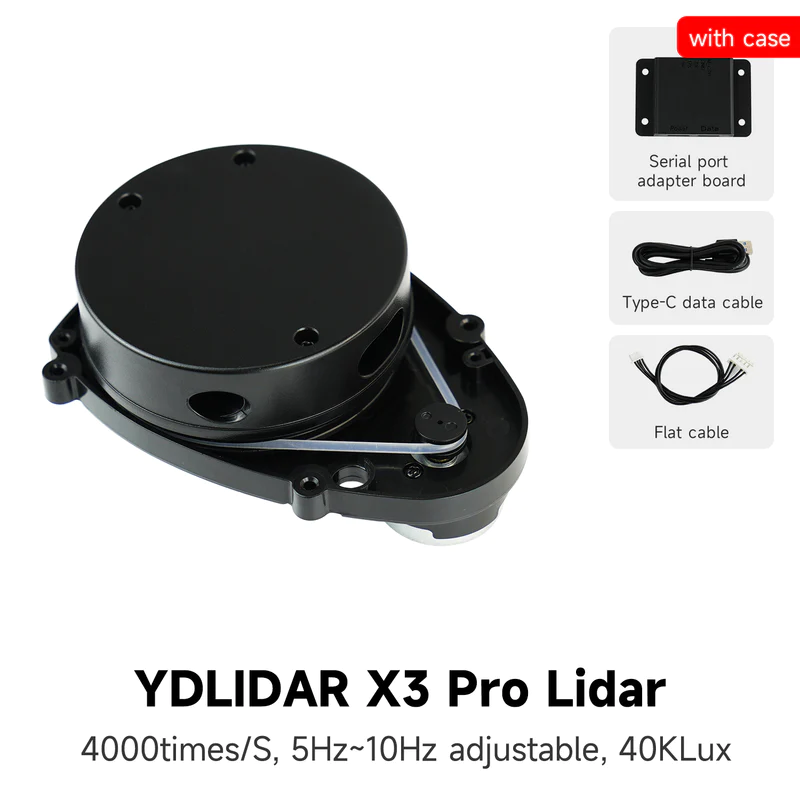 Ydlidar X3 Pro Lidar 360 Degree Laser Range Scanner 8m Supports Ros1 And Ros2 Arduino